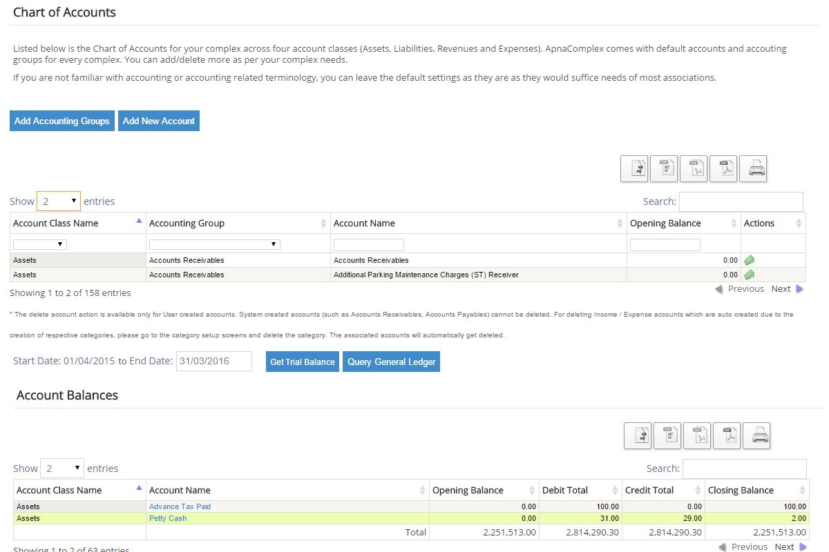 GST Compliant Society Accounting & Billing Software - ApnaComplex