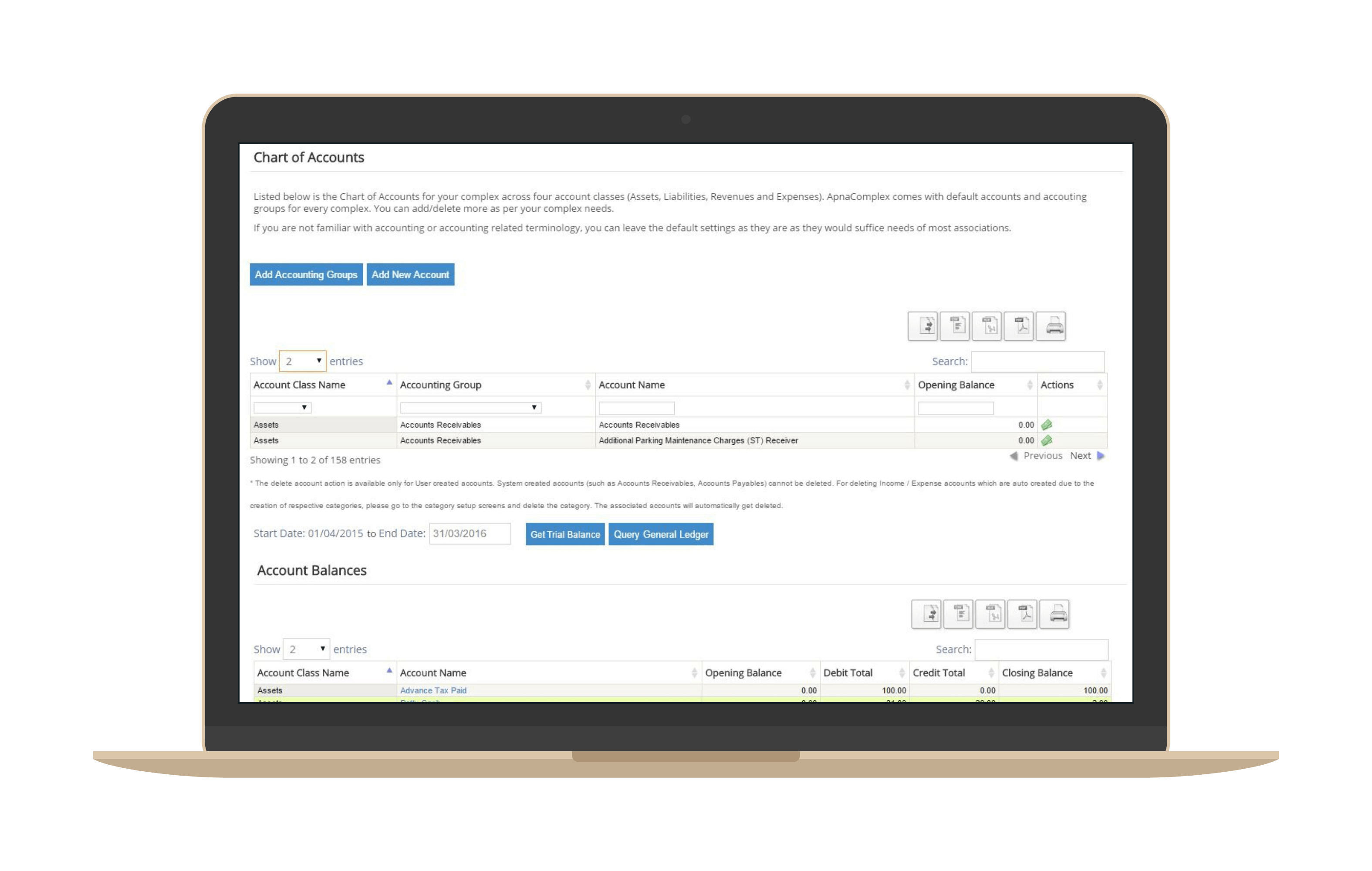 GST Compliant Society Accounting & Billing Software - ApnaComplex
